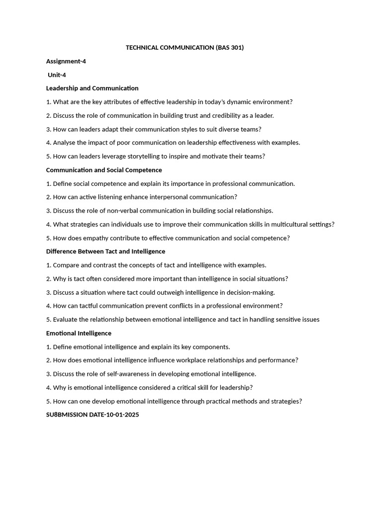 Leadership and Communication Strategies | PDF
