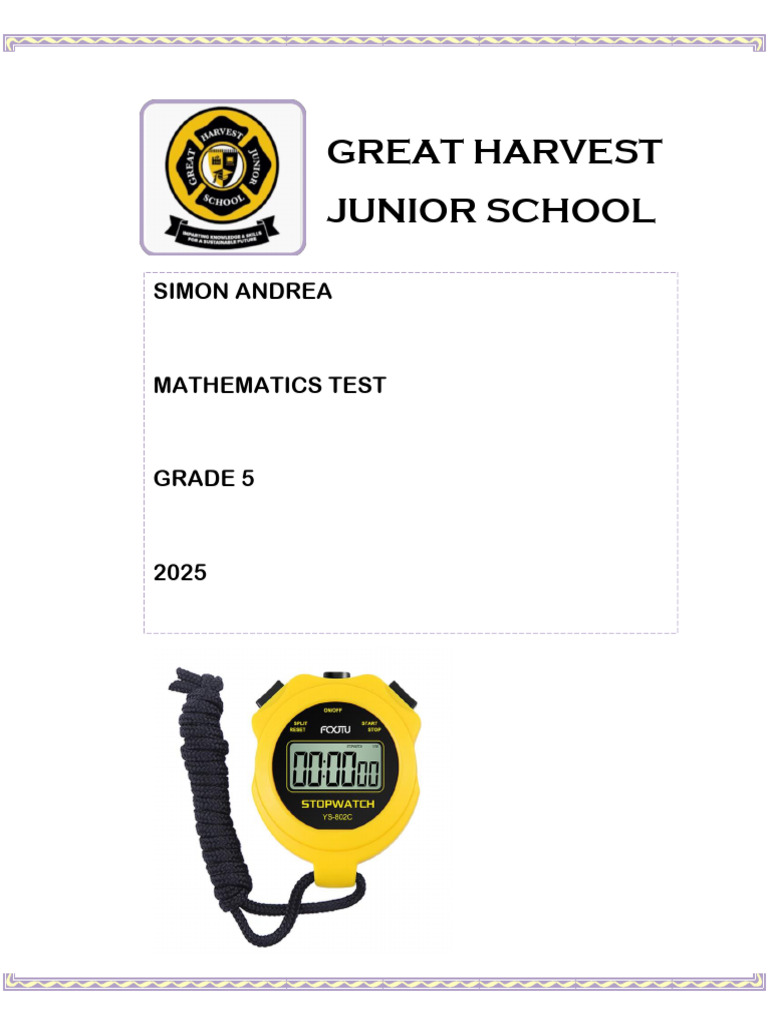 21 MATHS G5GH25 | PDF