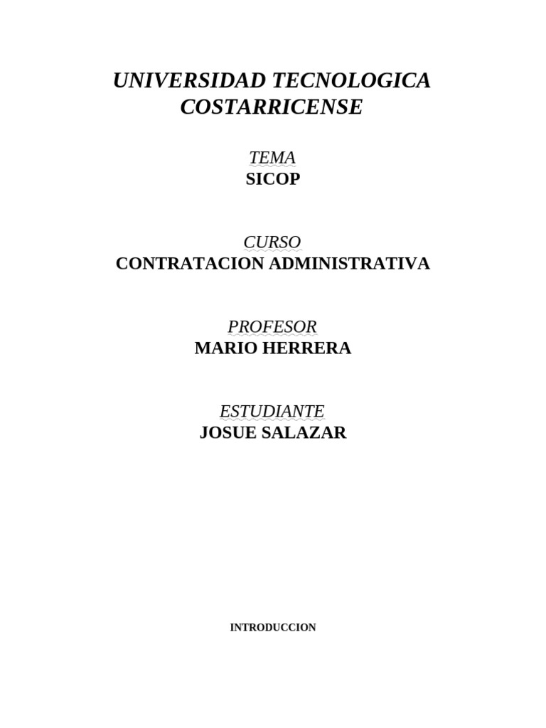 Introducción al Sistema SICOP | PDF | Comercio electrónico | Business