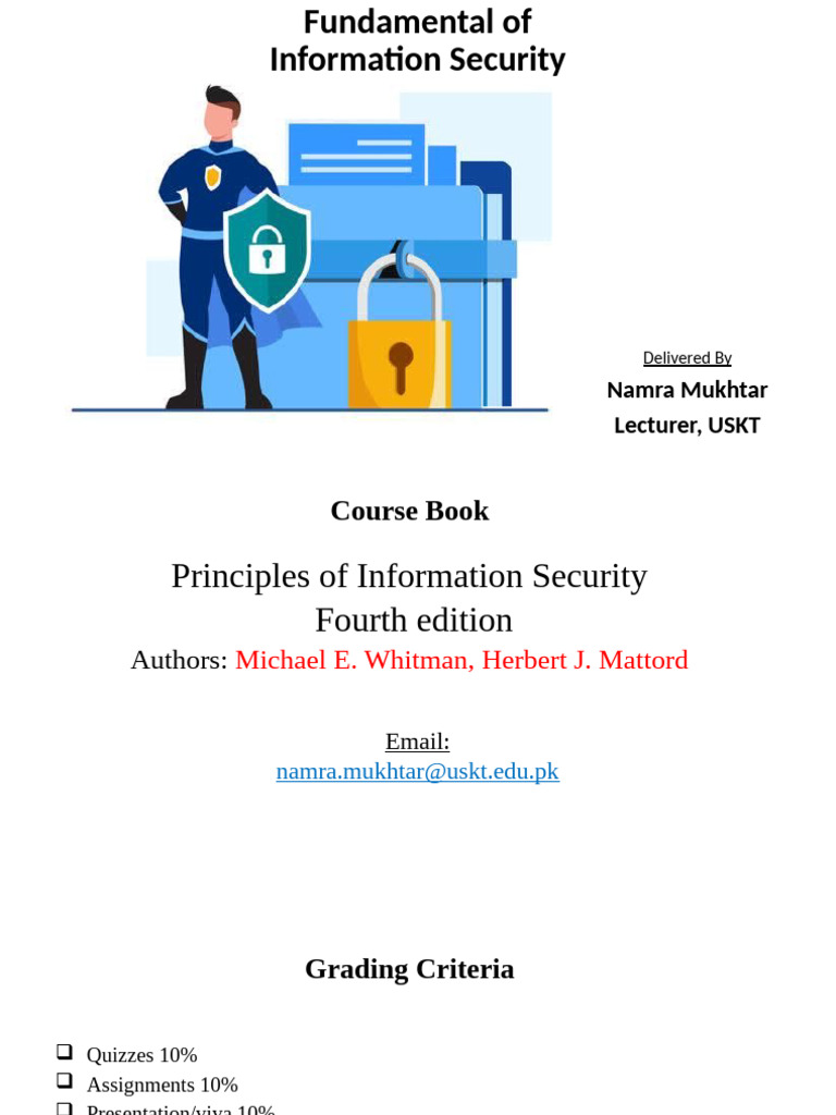 Lecture 1 Pdf Security Computer Security