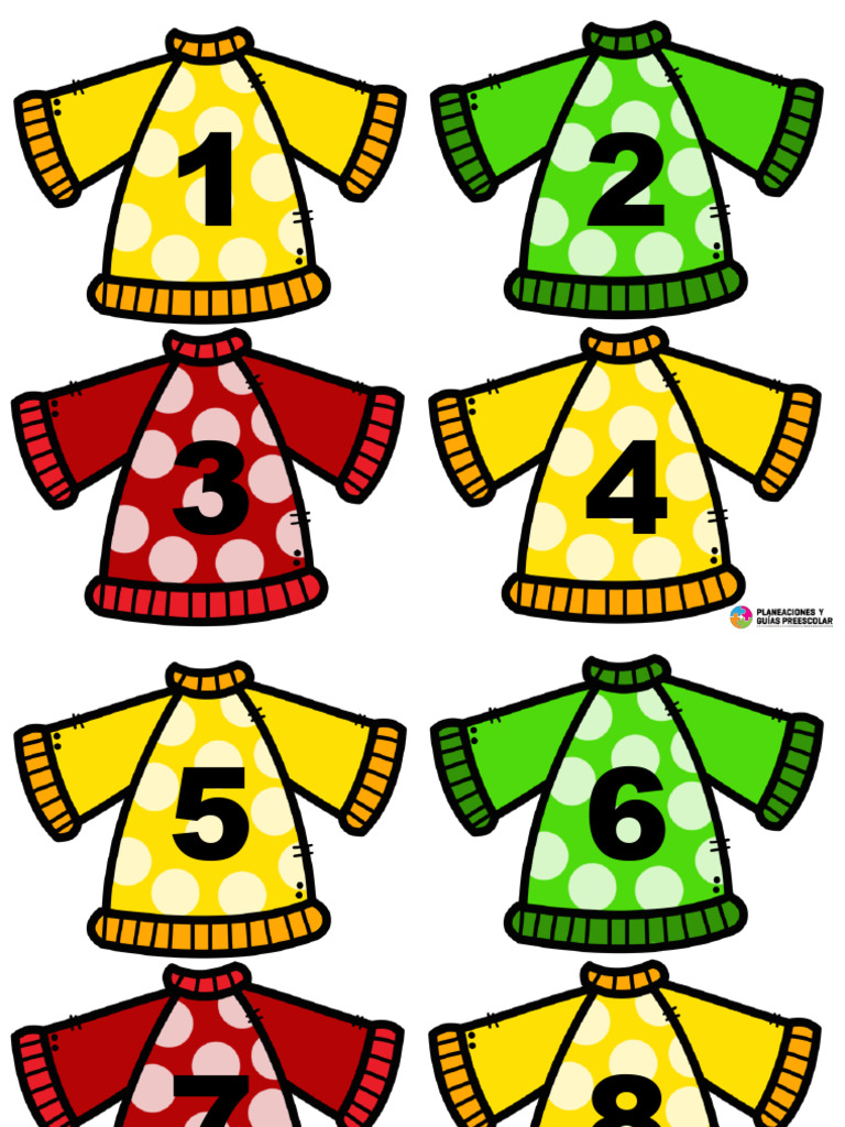 7.ROPA CON NÚMEROS (1) | PDF