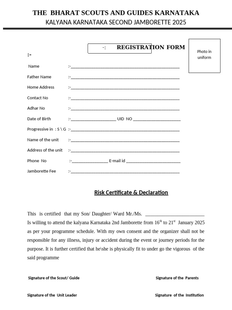 Jamborette Format S & G | PDF