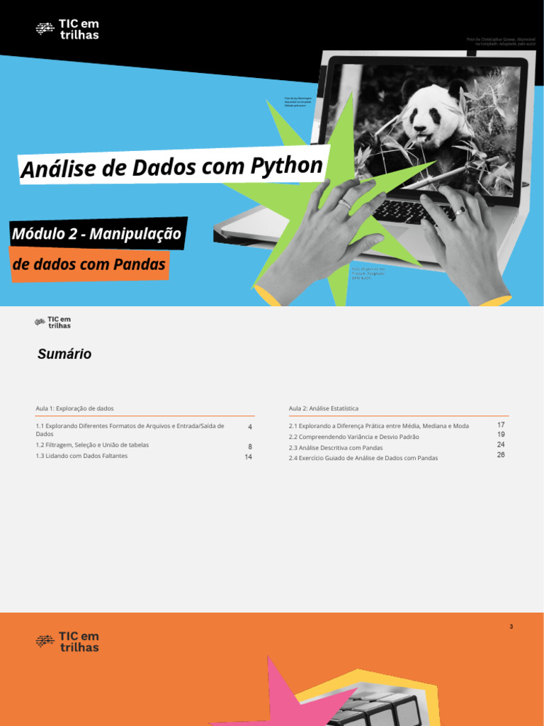 M2 - Análise de Dados Com Python | PDF | XML | Desvio padrão