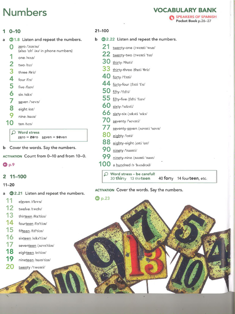 Numbers | PDF