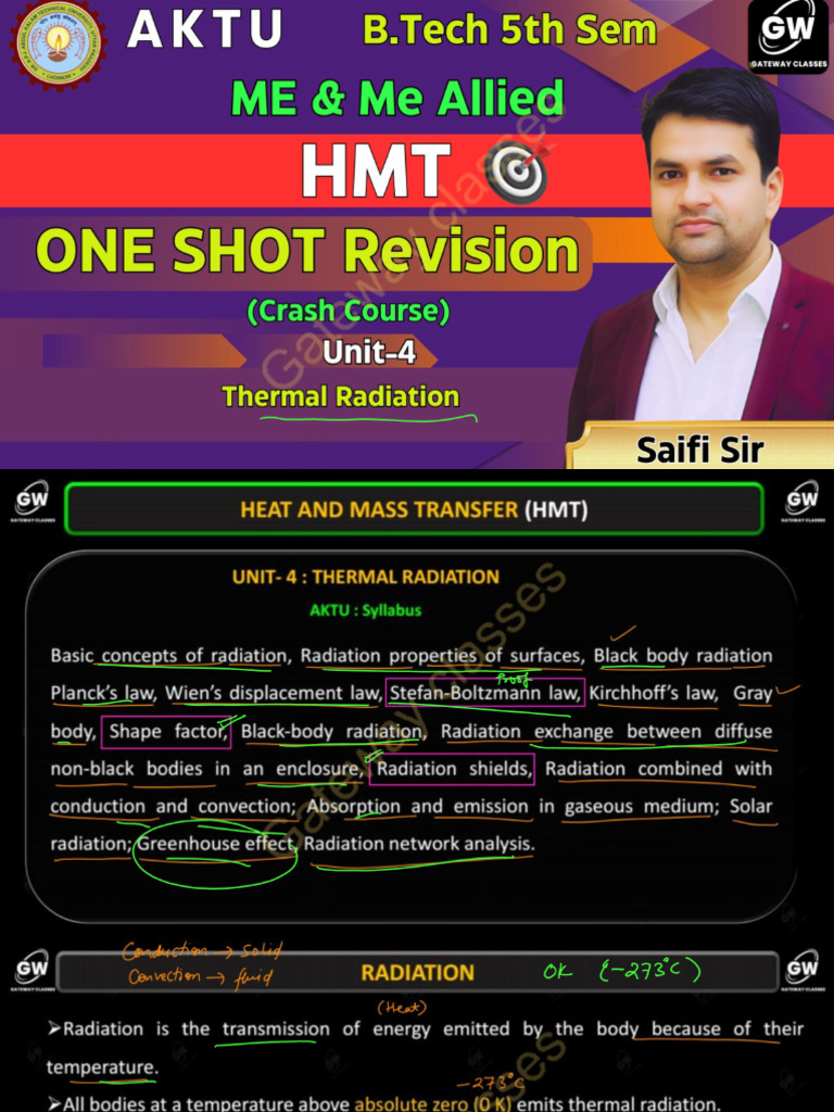 HMTU 4ONESHOTRevisionNotes | PDF