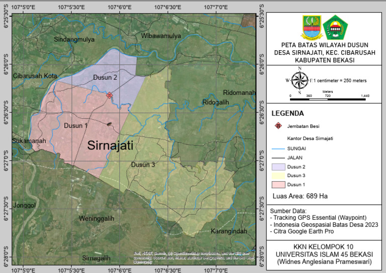 Peta Batas Wilayah Antar Desa Dusun | PDF | Geographic Data And Information | Geographical ...