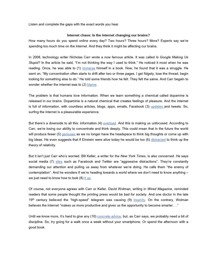 Internet - Chaos | PDF