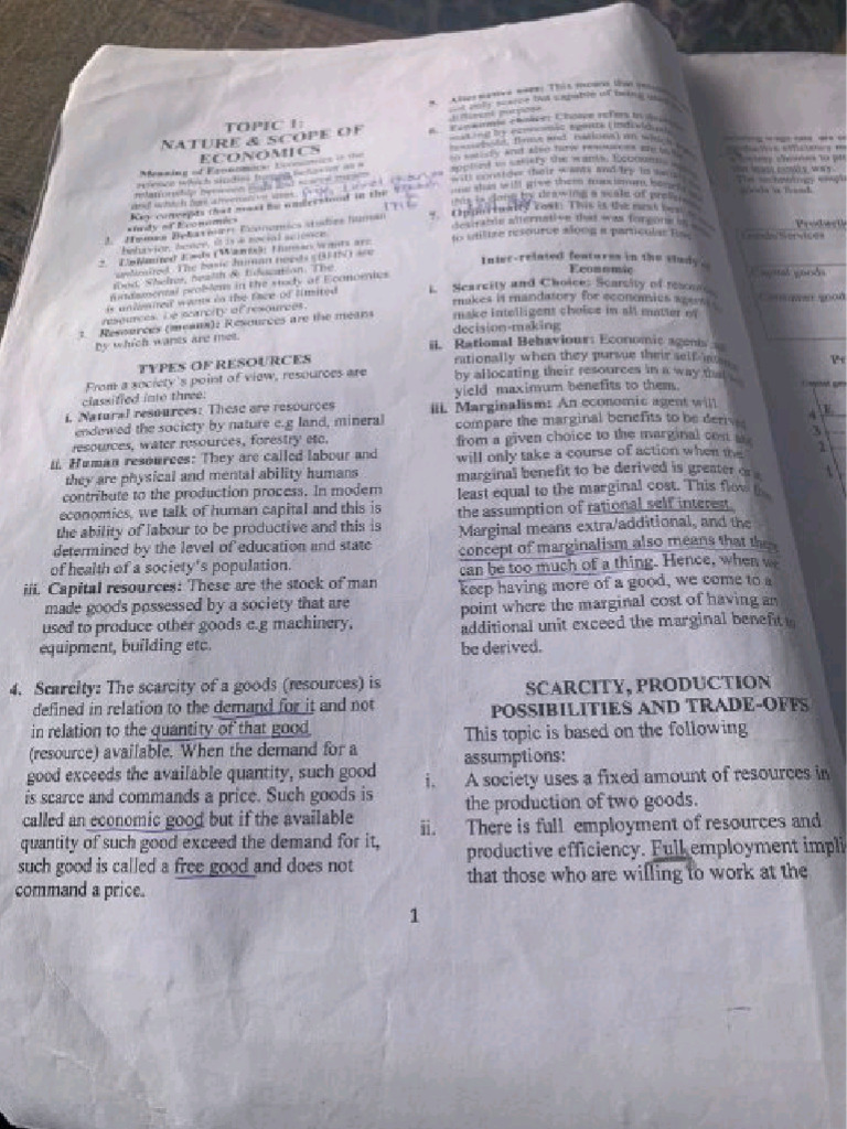 Principles of Economics Eco 101 | PDF
