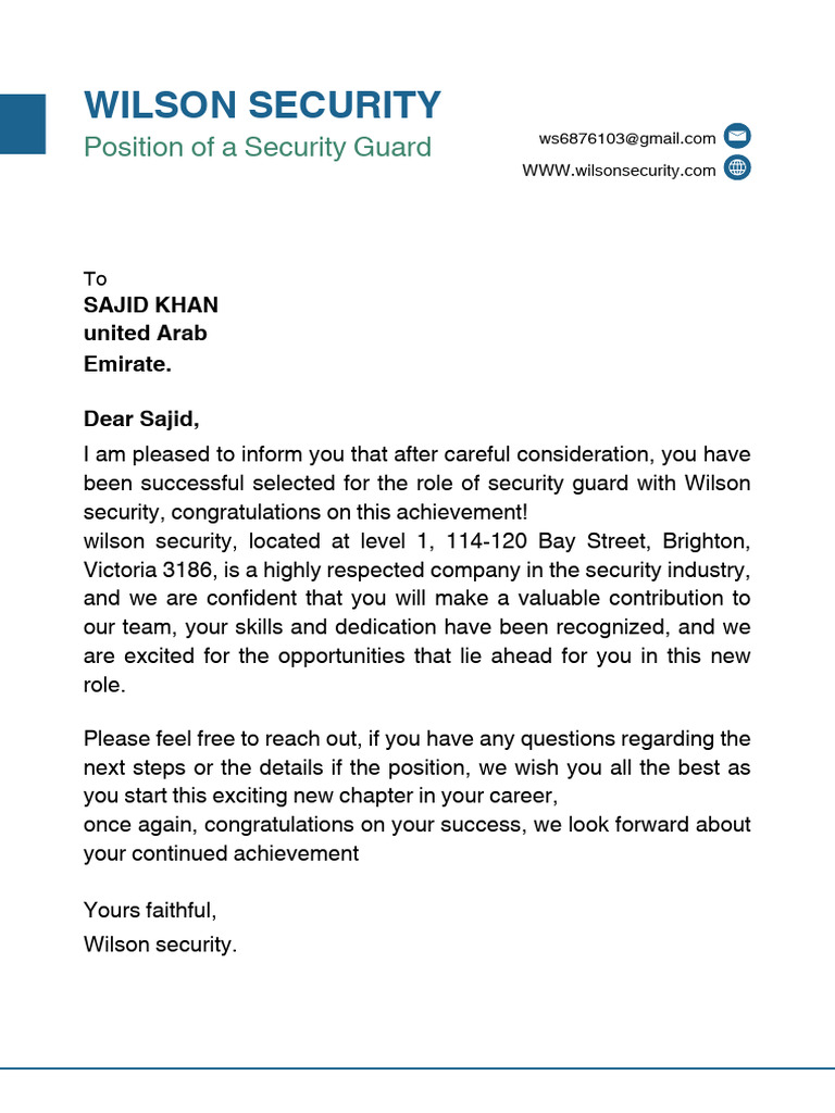 White and Black Simple Job Application Document A4 | PDF