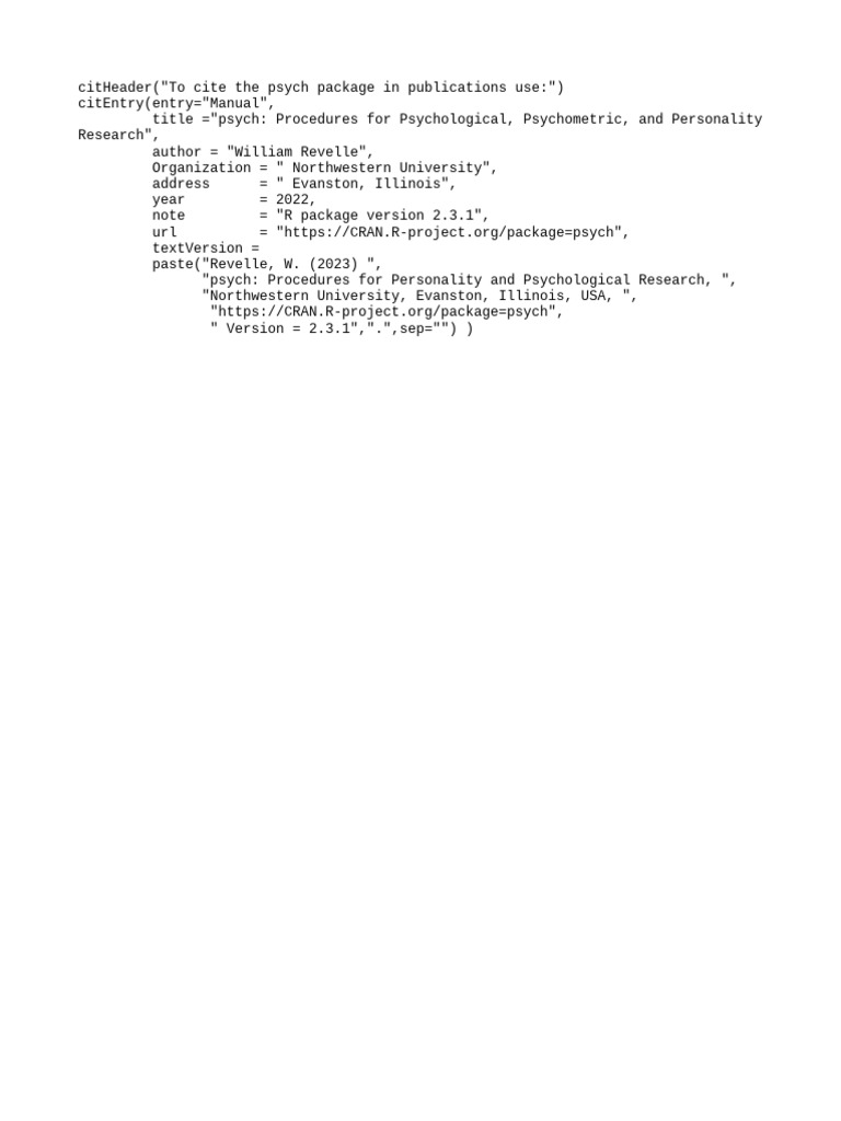 Old.psych.23.CITATION | PDF