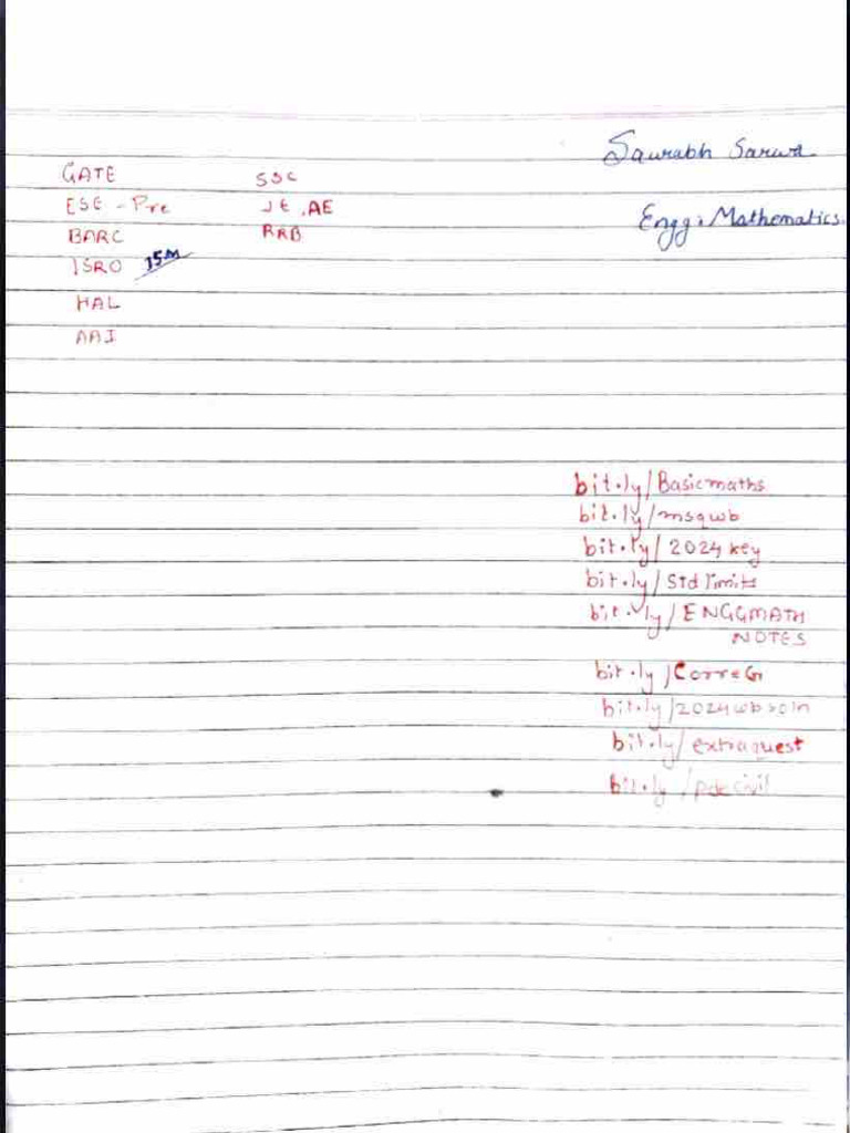 Maths Part-1 | PDF