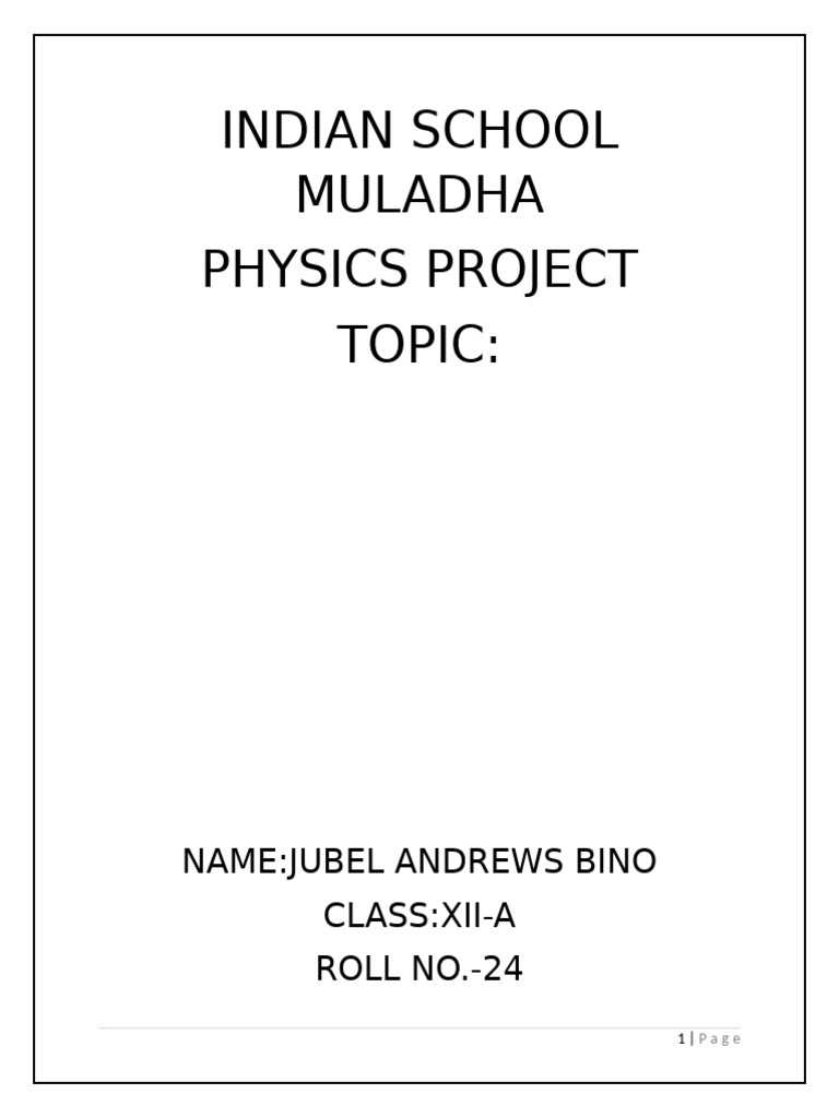 Indian School Muladha | PDF