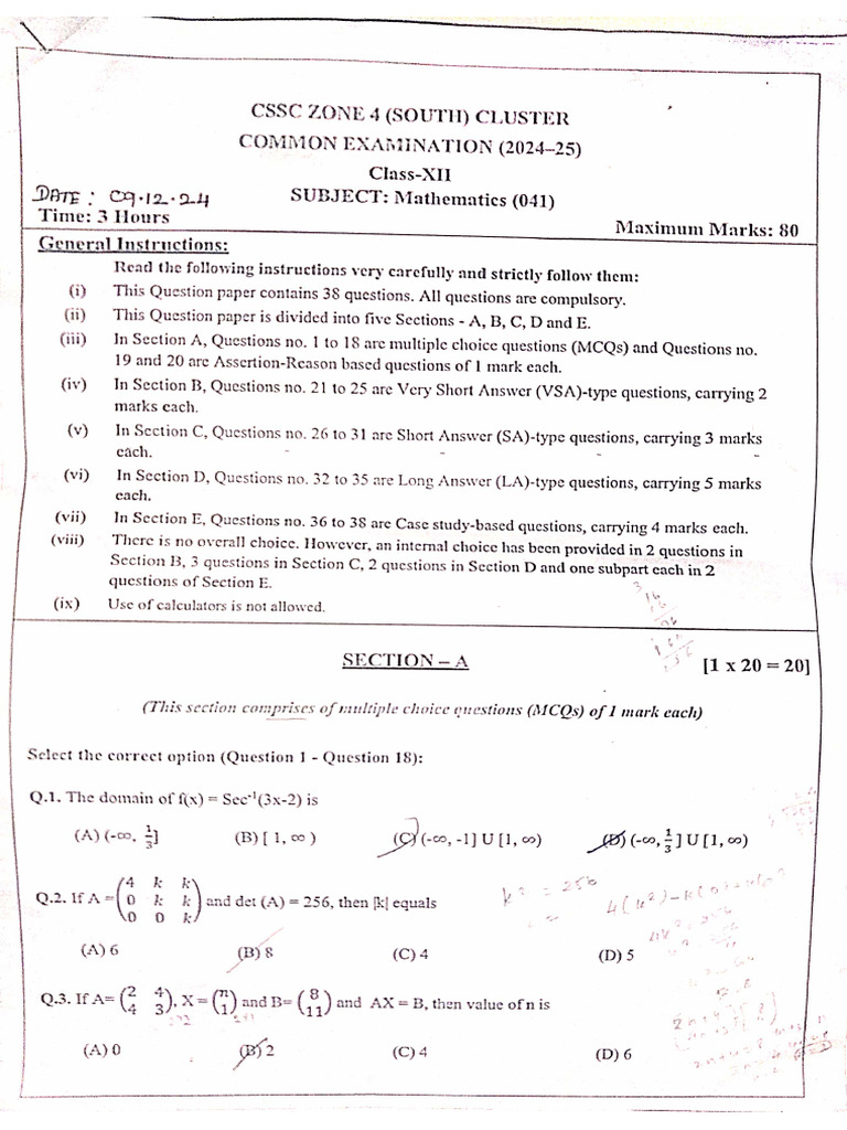12th Mathematics | PDF