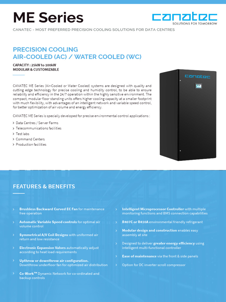 ME-Series-AC-WC R2 Canatec 4apr 2022 | PDF | Data Center | Length