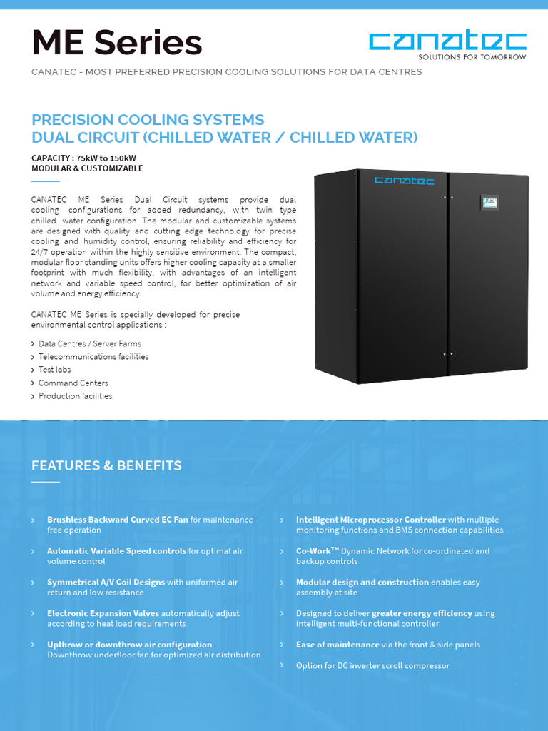 ME Series Dual Coiled CW CW - Canatec - 4apr - 2022 | PDF | Data Center ...