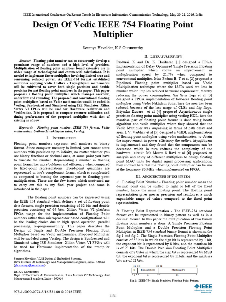 havaldar2016 | PDF | Field Programmable Gate Array | Bit