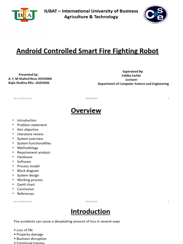 Proposal Summer 24 | PDF | Robot | Robotics