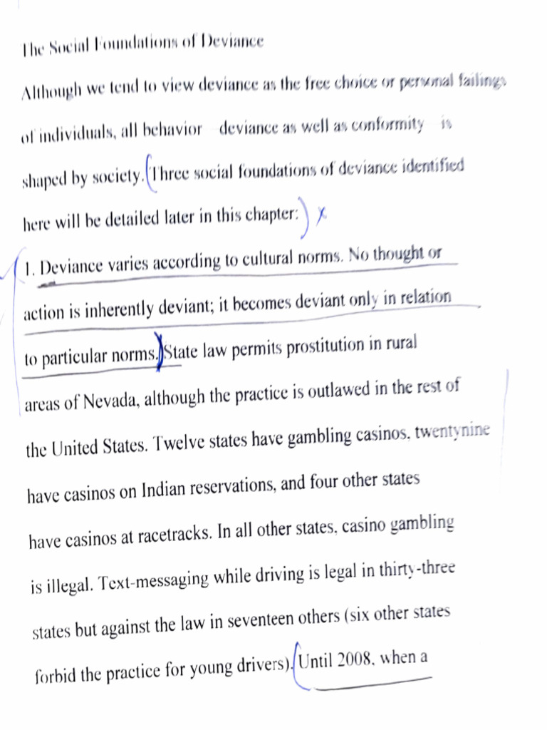 Social Foundations, Functions of Deviance | PDF | Deviance (Sociology ...