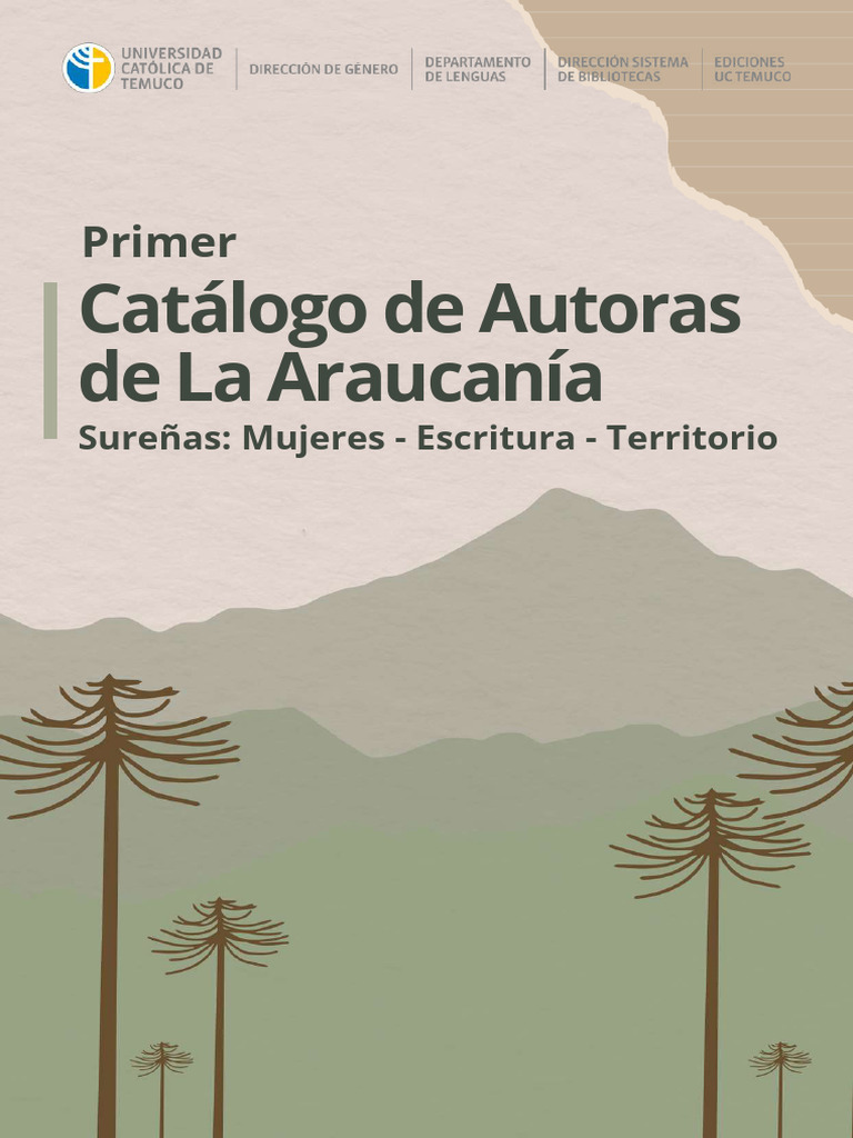Catálogo de Autoras de La Araucanía | PDF | Comunicación escrita ...