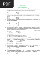 MCQ On Vector With Answers | PDF | Euclidean Vector | Force