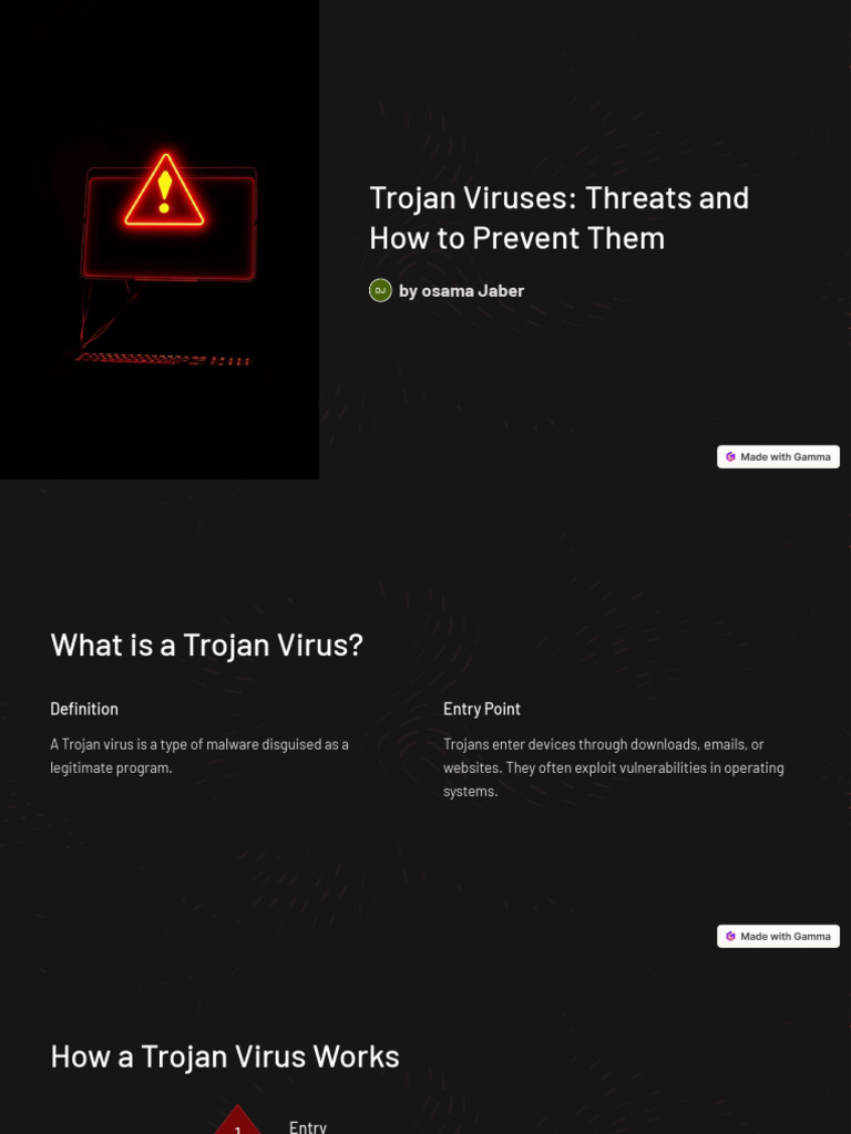 Trojan Viruses Threats and How To Prevent Them | PDF | Computer Virus ...