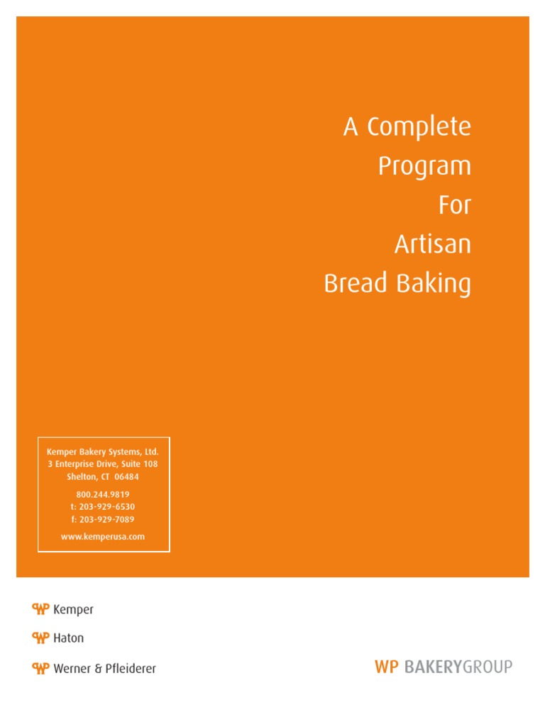 Artisan Bread Program | PDF | Mixer (Cooking) | Breads