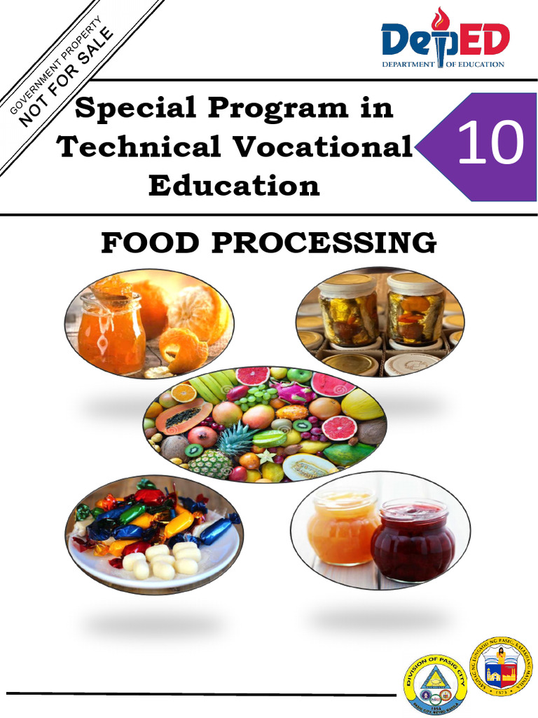 Sptve Foodprocessing10 Q2 M6 2 | PDF | Sheet Pan | Kitchen Utensil
