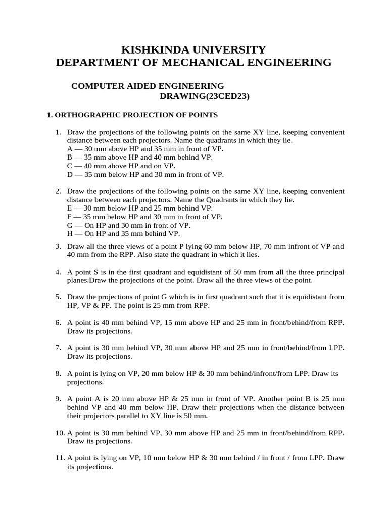Caed Questions | PDF | Sphere | Perpendicular