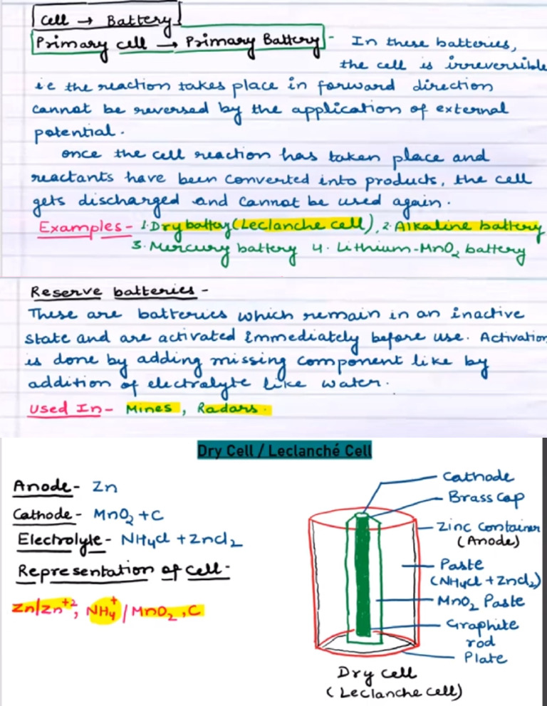Battery and Cell | PDF