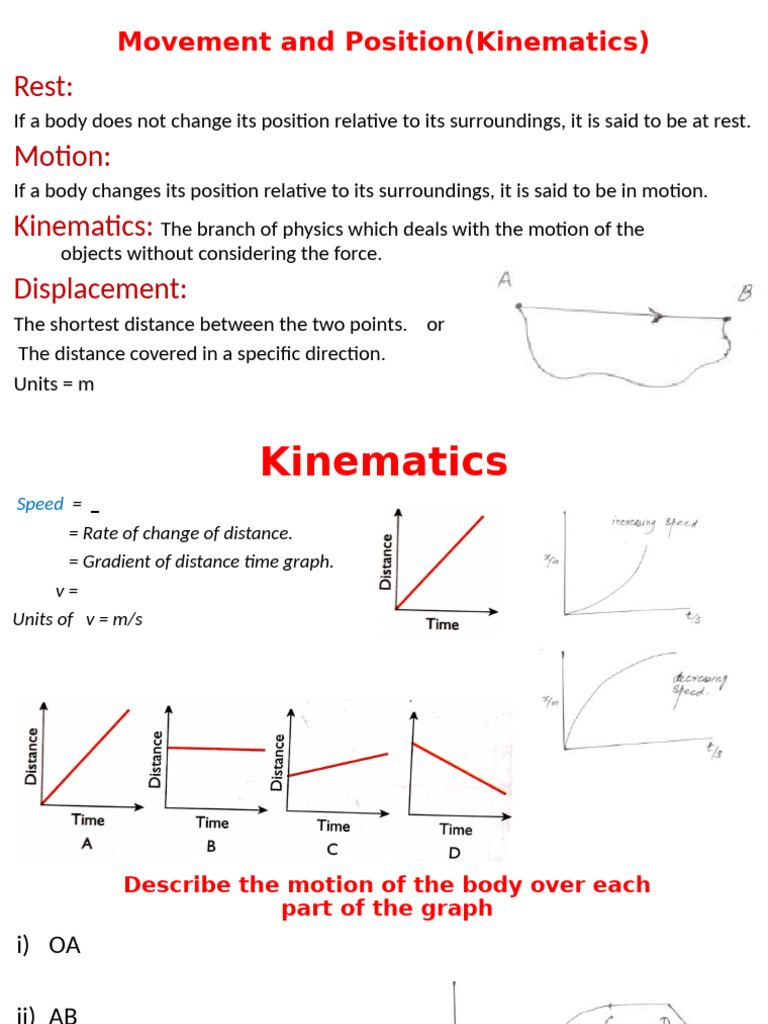 2 Kinematics | PDF