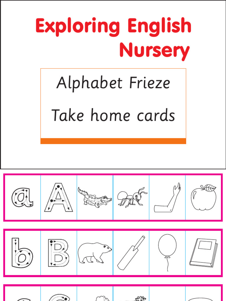 Exp Eng Nur Alphabet Frieze Cards | PDF
