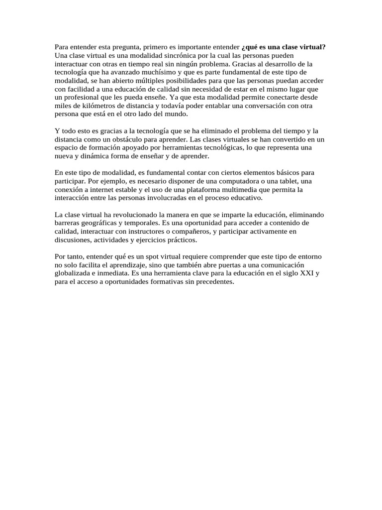 Para Entender Esta Pregunta | PDF