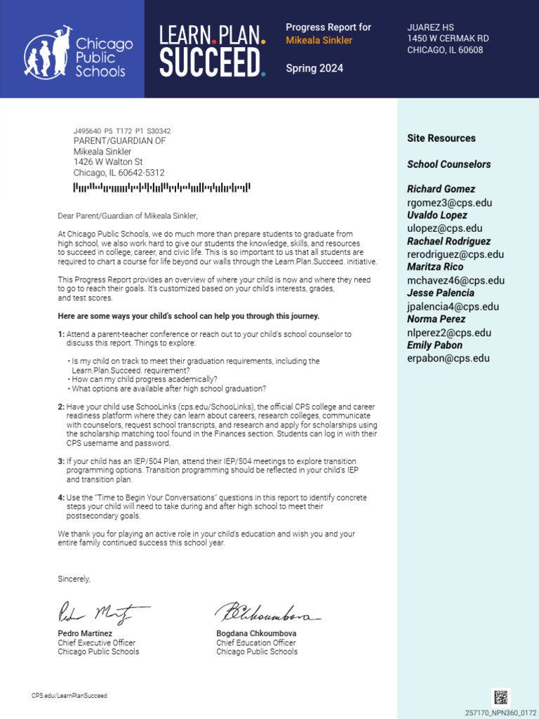 Mikeala Sinkler 60038858 English Spring2024 | PDF | Sat | Teachers