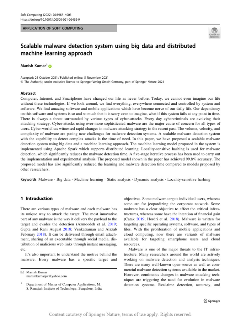 Scalable_malware_detection_system_using_big_data_a | PDF | Apache Spark ... Scalable_malware_detection_system_using_big_data_a | PDF | Apache Spark ...