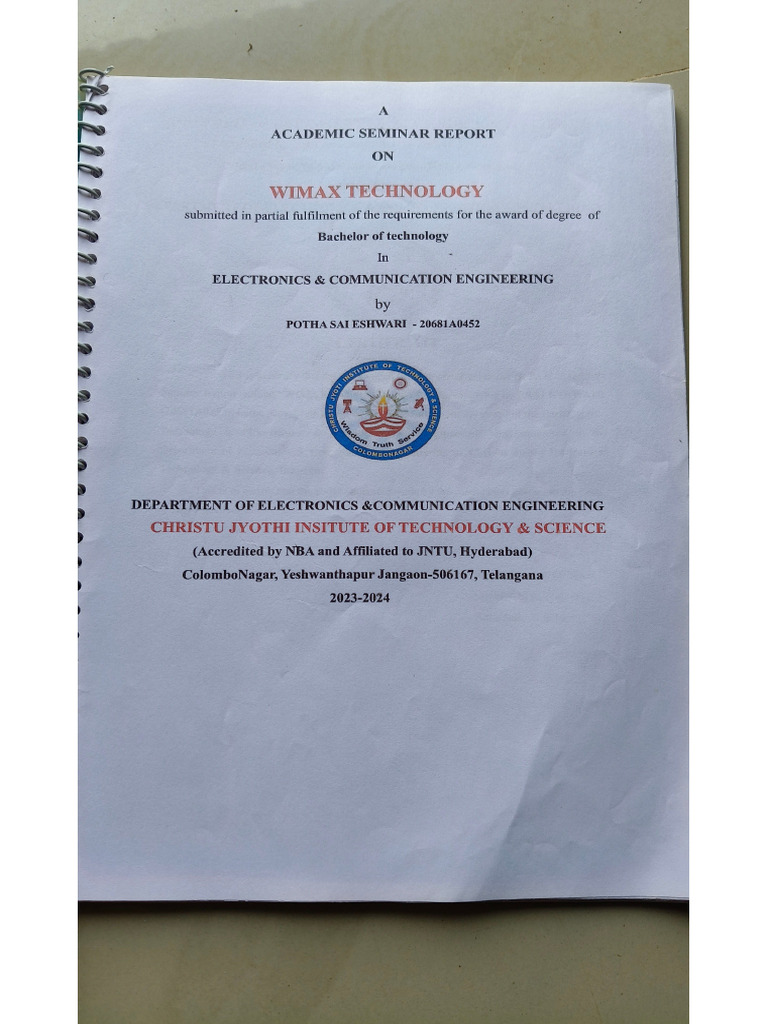 Academic Seminar Report | PDF