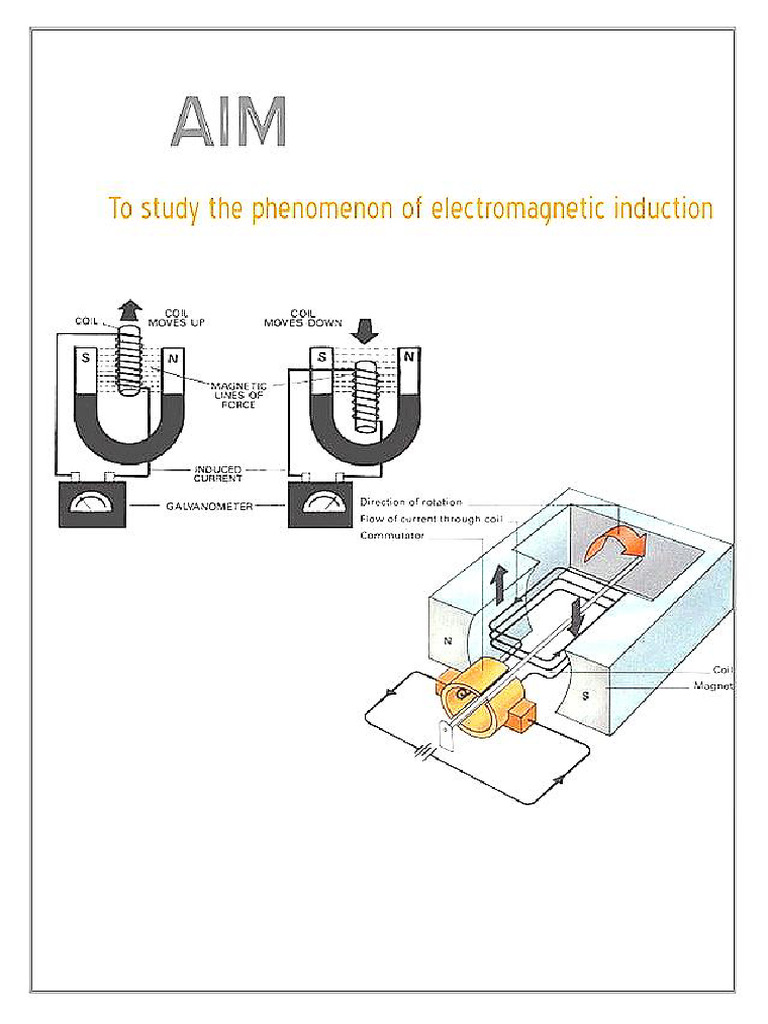 Activity Electromagnetic Induction | PDF