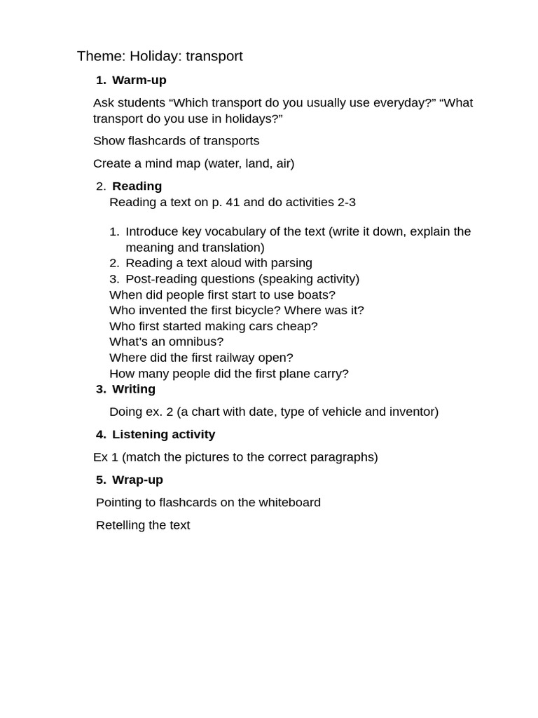 Open Lesson Pr2 | PDF