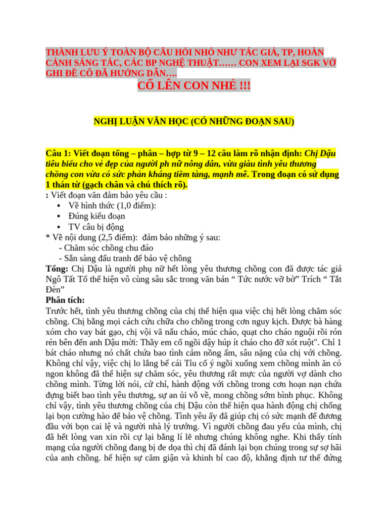 Các Đo N Văn Tham KH o | PDF