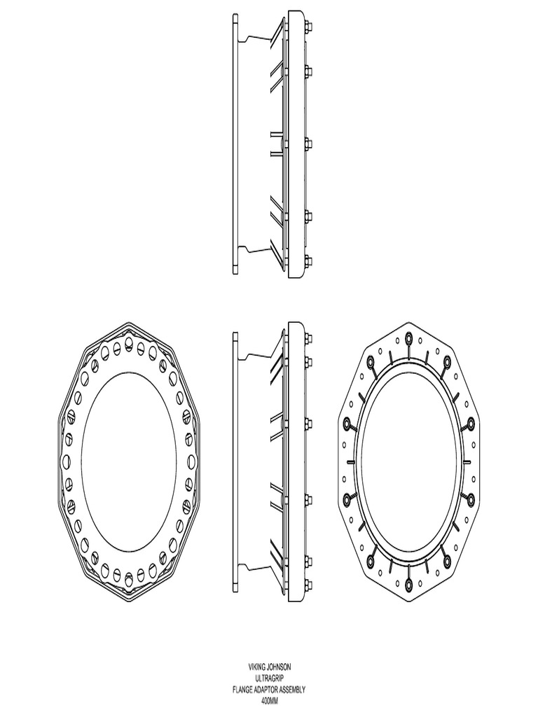 400MM UltraGrip Flange Adaptor | PDF