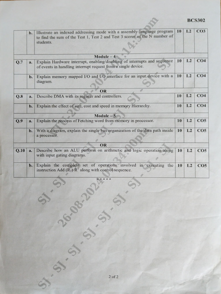 Ddco Vtu QP July 2024 P-2 | PDF