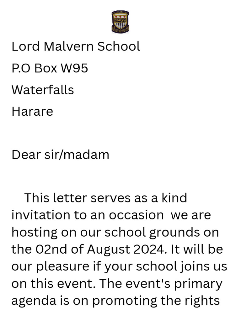 Lord Malvern School PDF | PDF