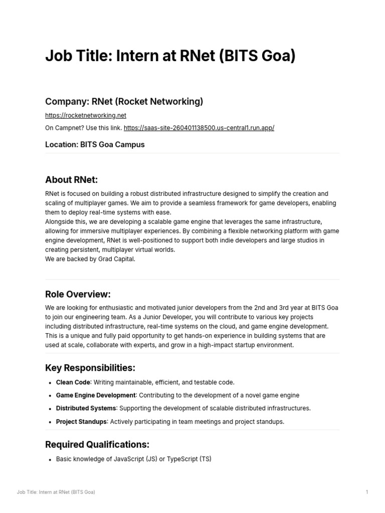 Intern JD | PDF | Cloud Computing | Java Script