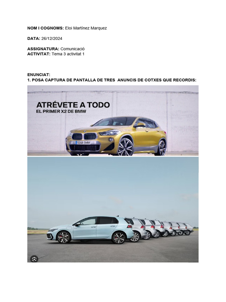 Tema 3 Activitat 1 | PDF