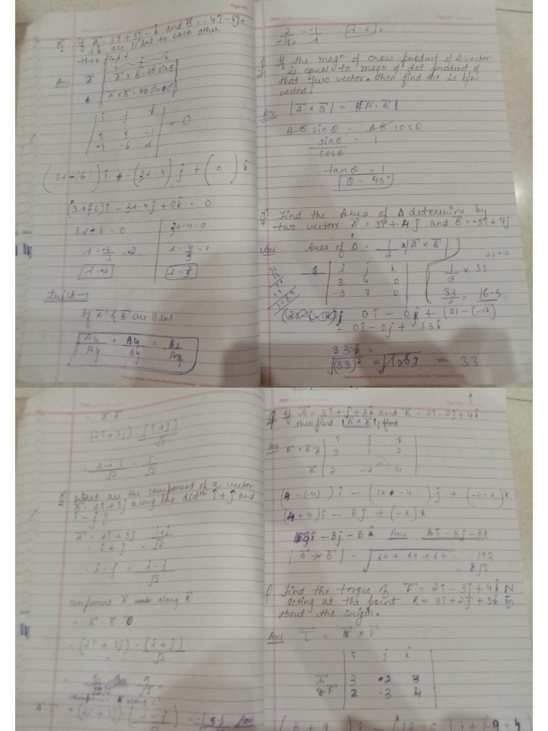 Vectors Analysis | PDF