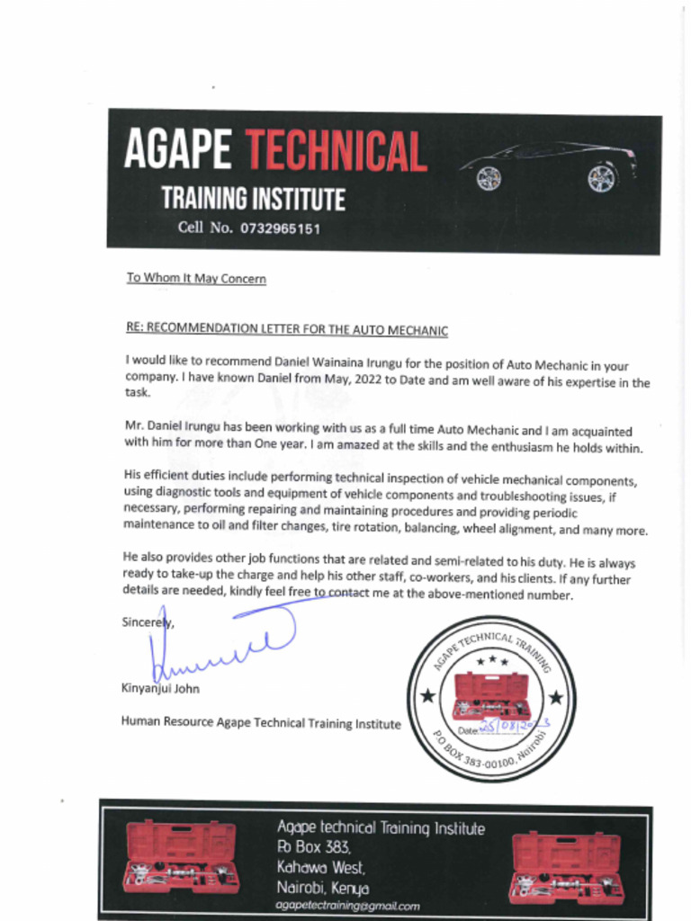 Agape Letter | PDF