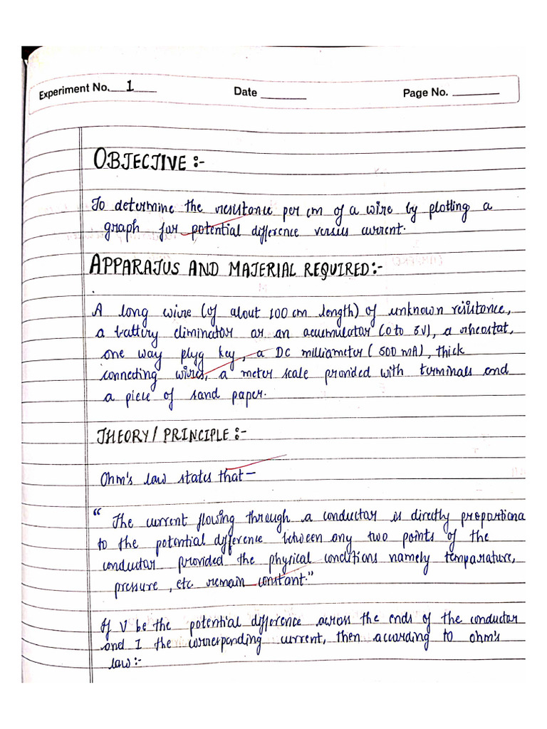Phy. Practical 12 | PDF