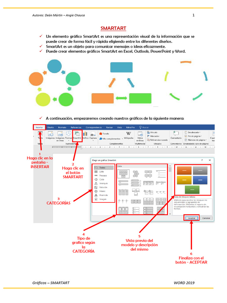 06 - GRAFICOS - SMARTART final | PDF | Diseño | Almacenamiento de datos de la computadora