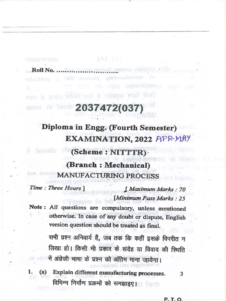 MAnufacturing Process | PDF