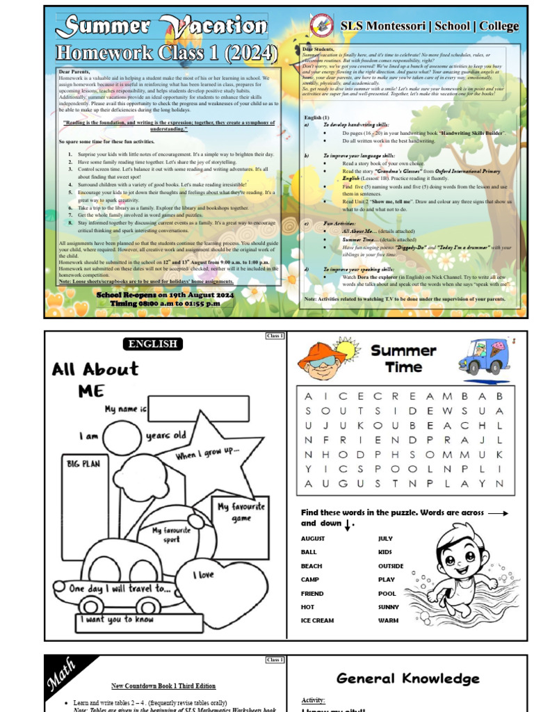 class 1 | PDF | Homework