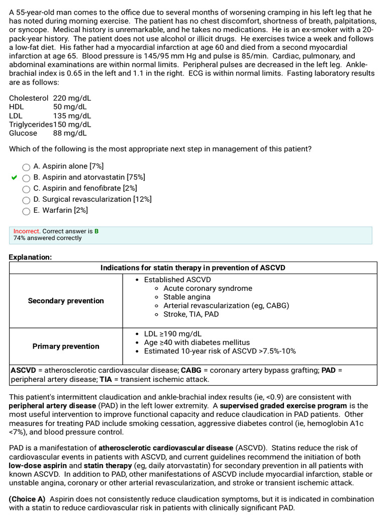 AD-PAD-2 | PDF | Myocardial Infarction | Ischemia